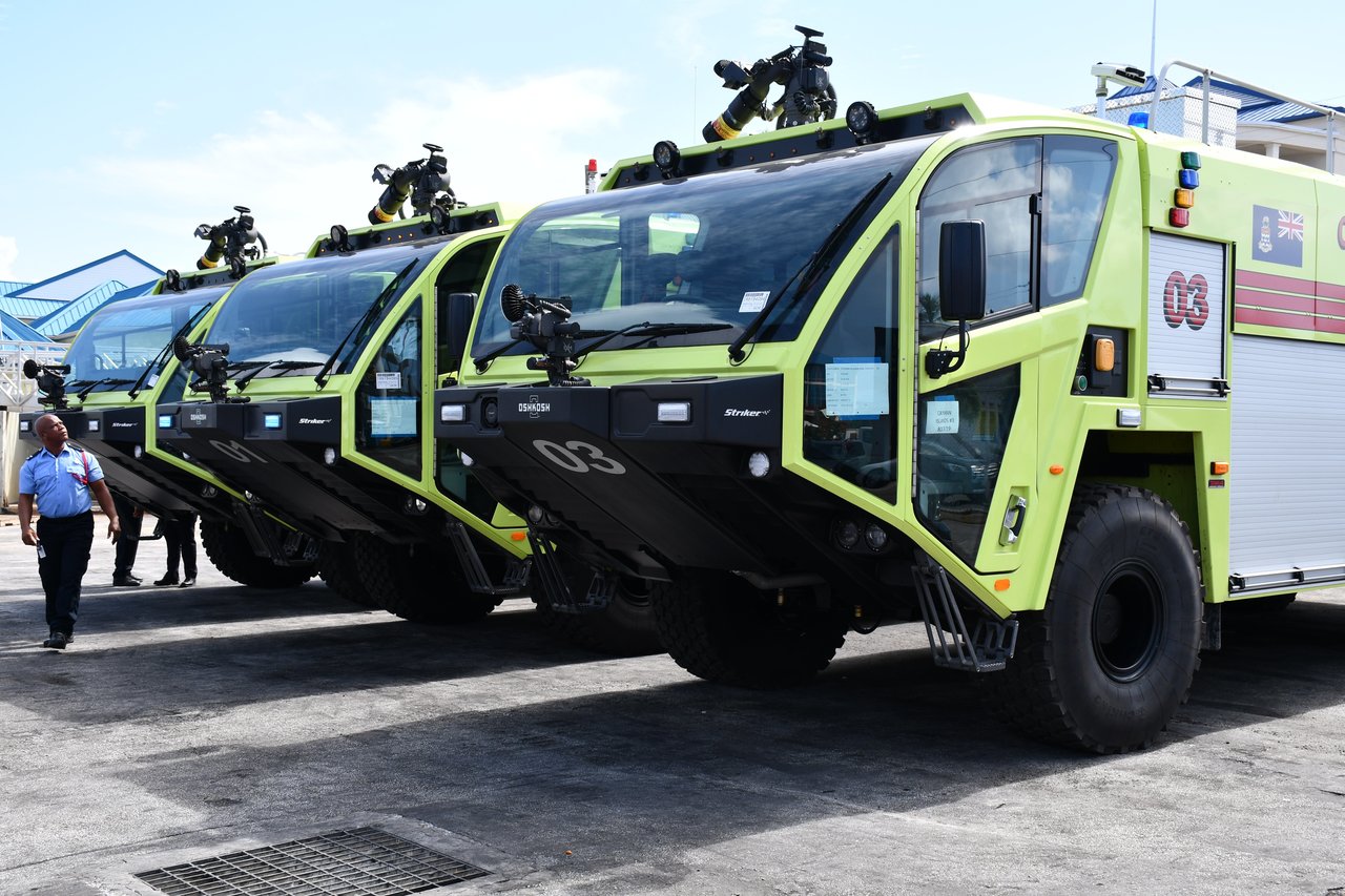 New Aviation Fire Trucks Arrive - TIMES.KY